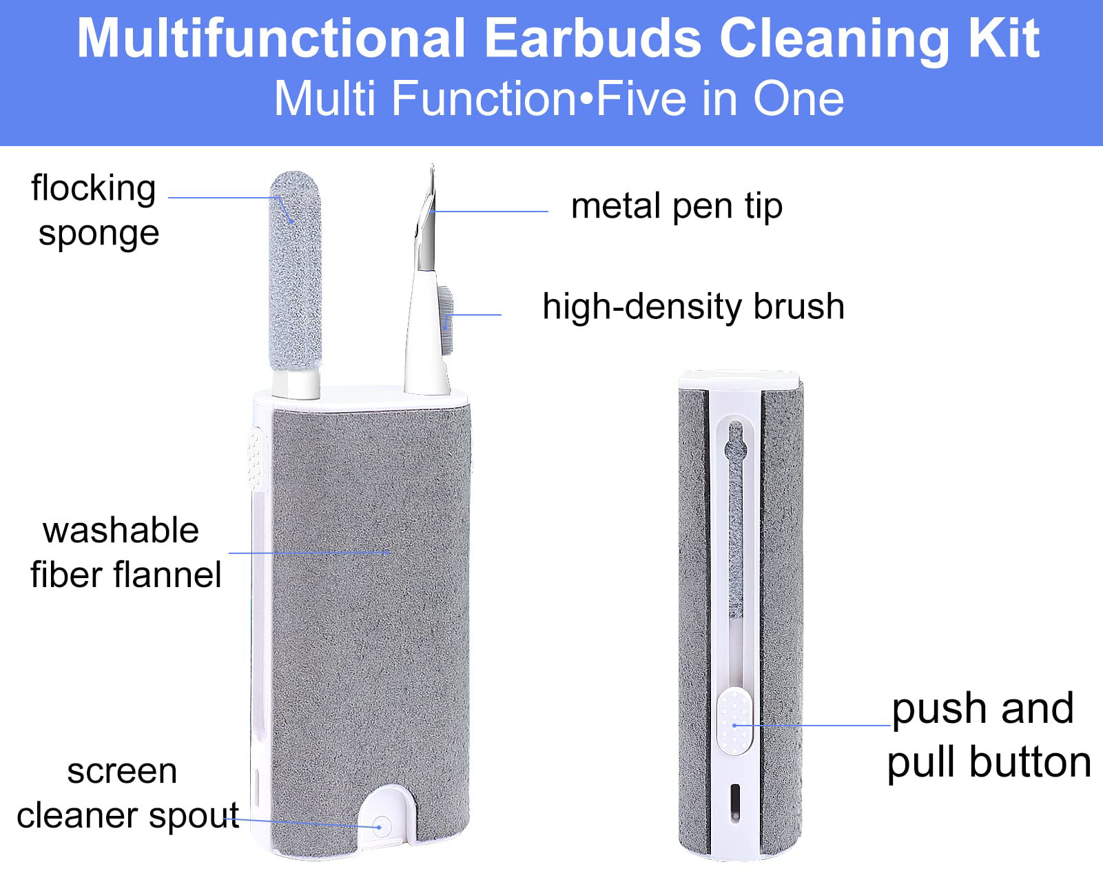 GetUSCart- XANGNIER Cleaner Kit for Airpods Pro 1 2 3,5 in 1 Multi ...