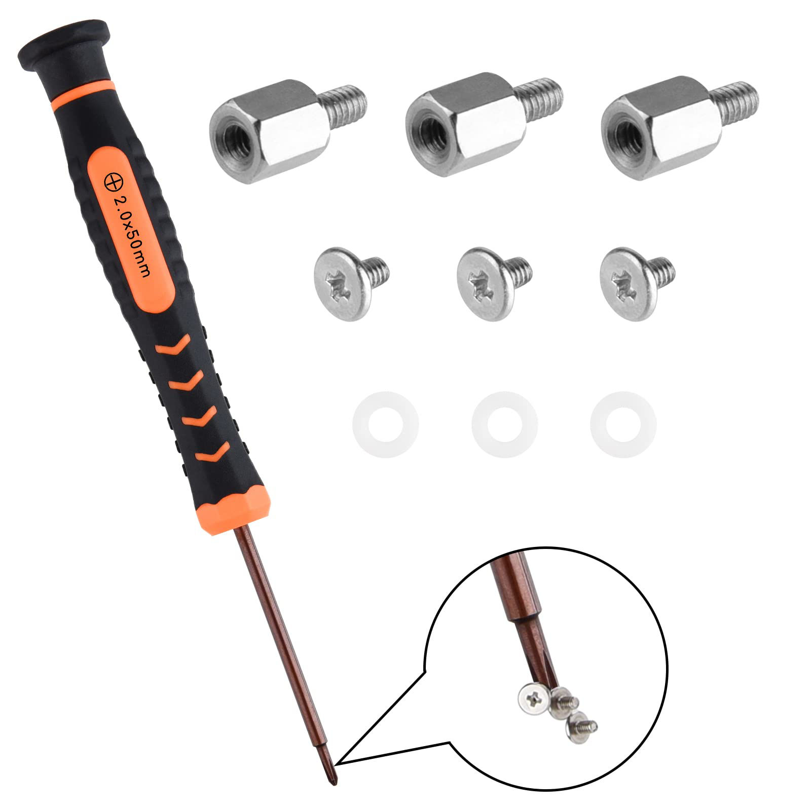 GetUSCart- ASTARON PC Screws M.2 Screw Kit，NVMe Screw m.2 SSD Mounting ...