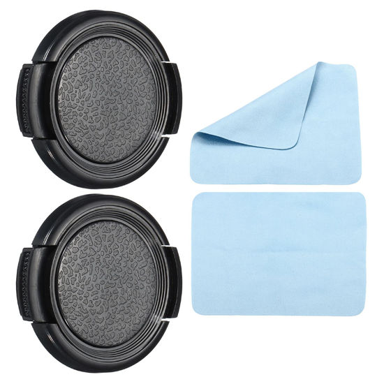 GetUSCart- PATIKIL Camera Lens Cap, 2 Pack Sides Pinch Front Lens Cover ...