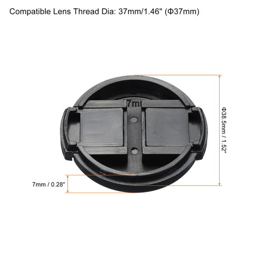 GetUSCart- PATIKIL Camera Lens Cap, 2 Pack Sides Pinch Front Lens Cover ...