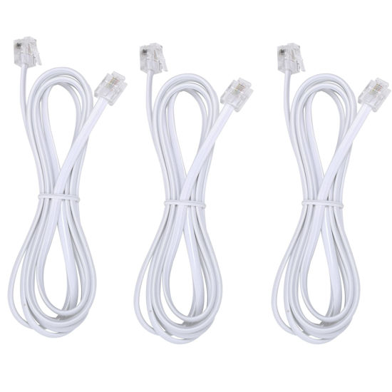 GetUSCart- Telephone landline Extension Cord Cable Cord with Standard ...