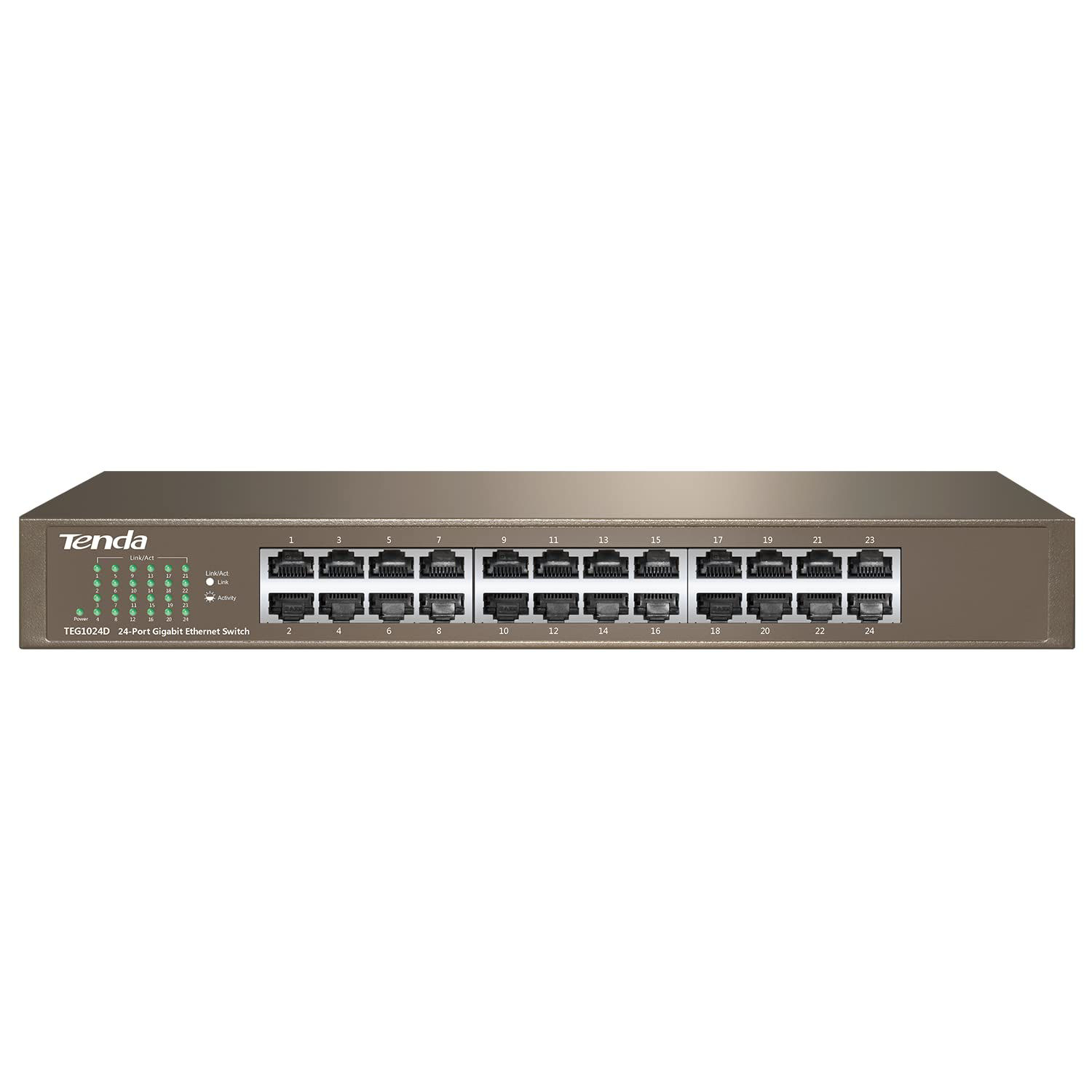 GetUSCart- Tenda TEG1024D, 24-Port Gigabit Switch, Unmanaged Desktop ...
