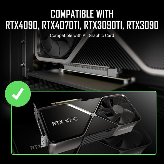GetUSCart- Antec PCI-E 4.0 Riser Cable RTX4090 RX6950XT Tested PCIe 4.0 ...