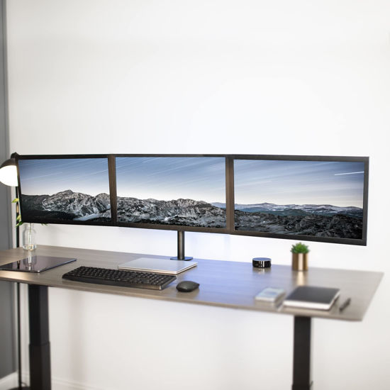 GetUSCart- VIVO Triple Monitor Adjustable Desk Mount, Articulating Tri ...