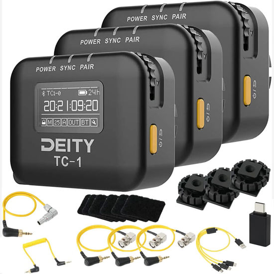 GetUSCart- Deity TC-1 KIT Wireless Timecode Box 3 PCS,2.4G Radio,Timecode Accuracy 0.5ppm,8 ...