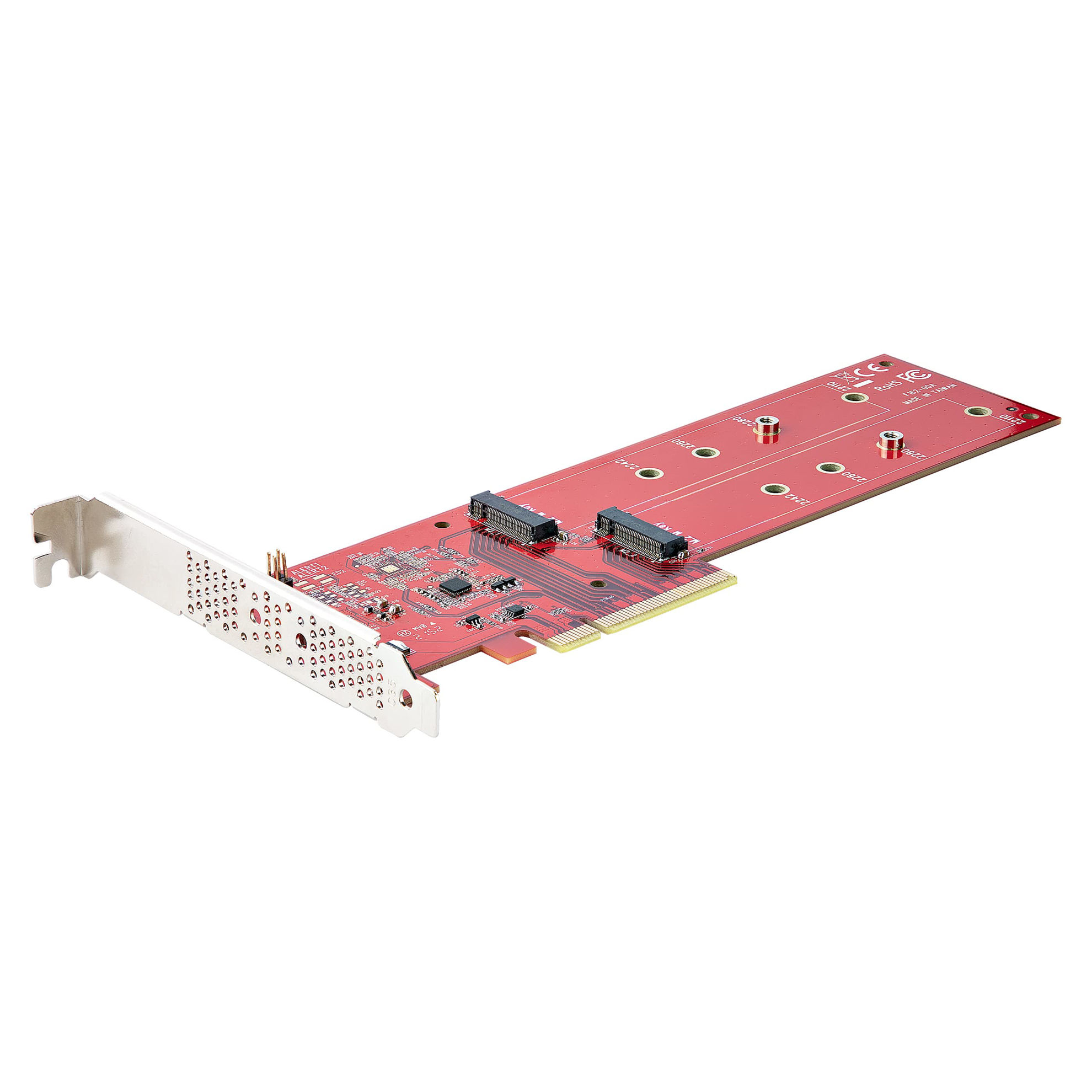 GetUSCart- StarTech.com Dual M.2 PCIe SSD Adapter Card, PCIe x8 / x16 ...