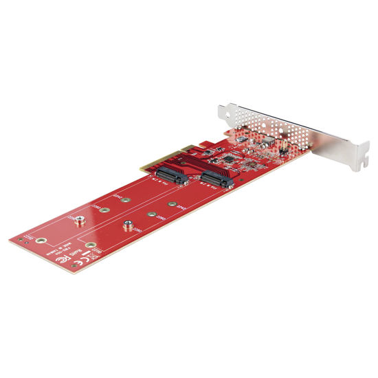GetUSCart- StarTech.com Dual M.2 PCIe SSD Adapter Card, PCIe x8 / x16 ...