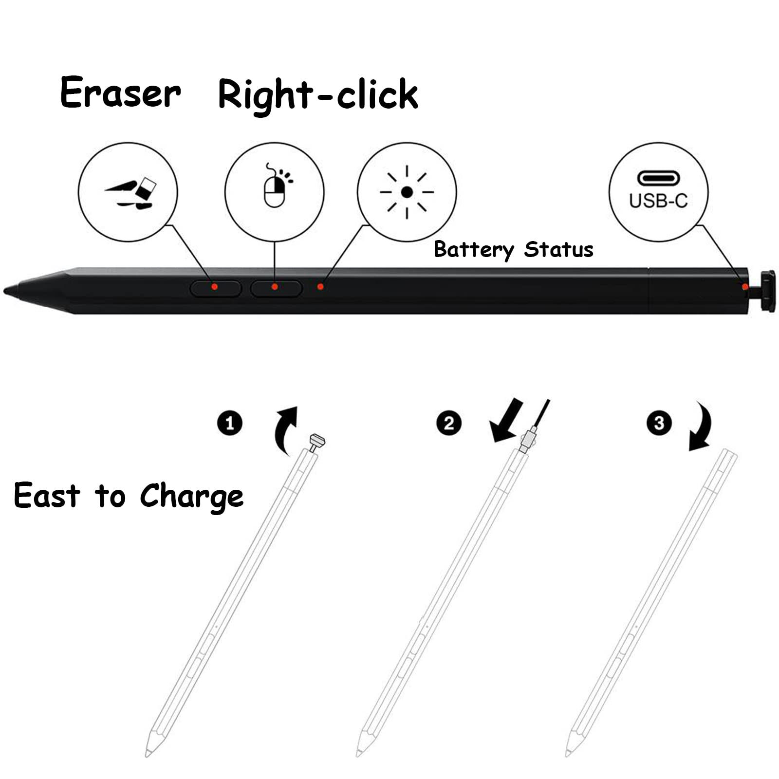 GetUSCart- Precision Pen 2 for Lenovo Precision Pen 2, 4096 Levels ...