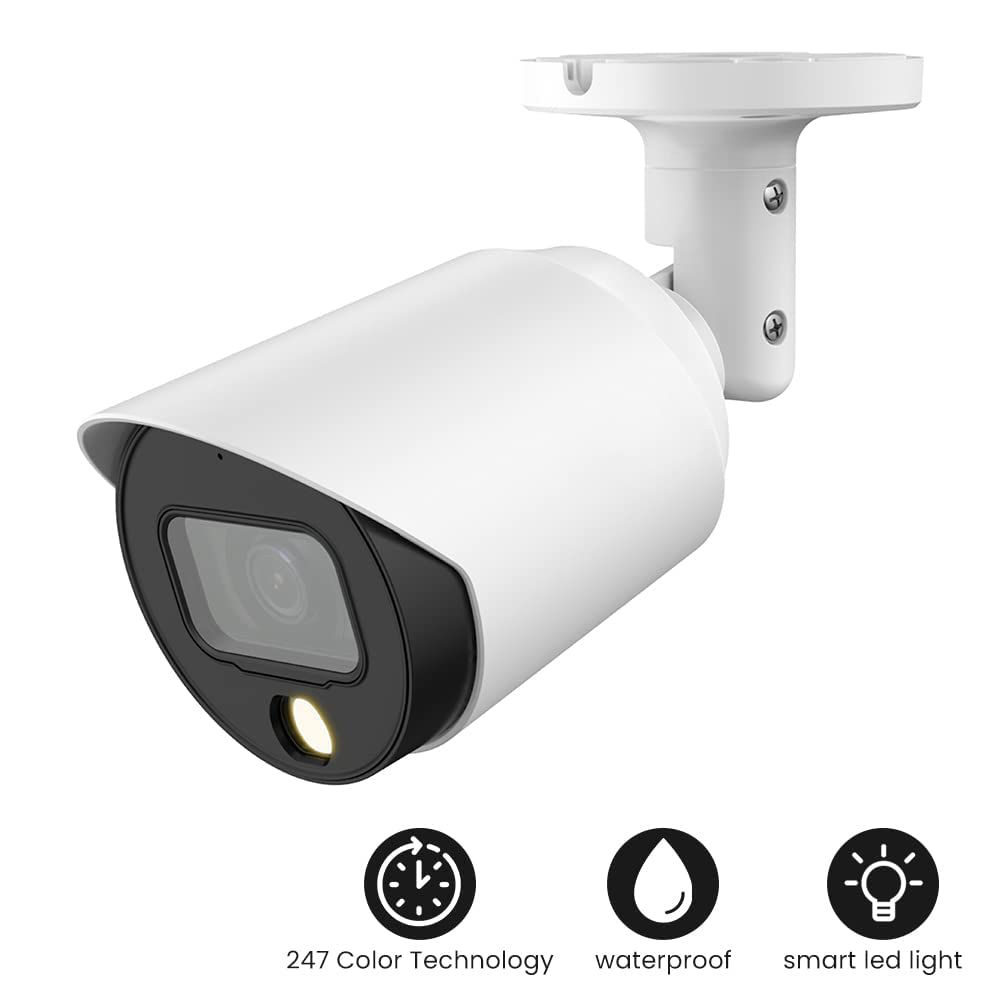 GetUSCart- R-Tech 4K(8MP) TVI Bullet Outdoor Security Camera with HD ...
