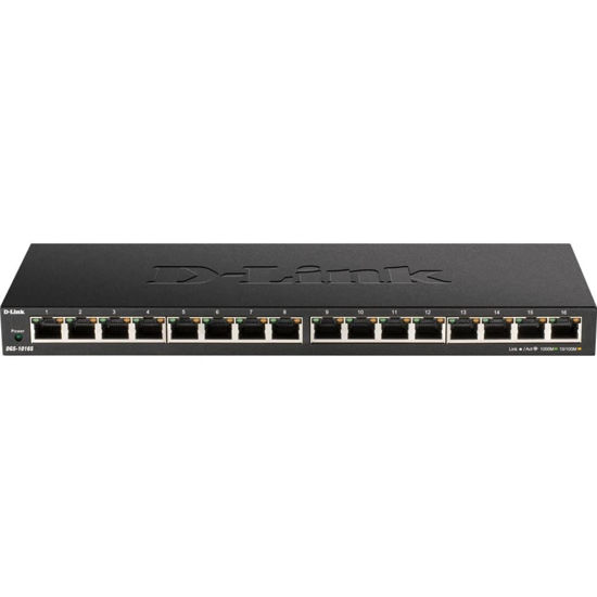 GetUSCart- D-Link Ethernet Switch, 16 Port Gigabit Slim Switch Plug and ...