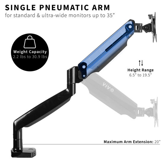GetUSCart- VIVO Premium Aluminum Heavy Duty Single Monitor Arm for ...