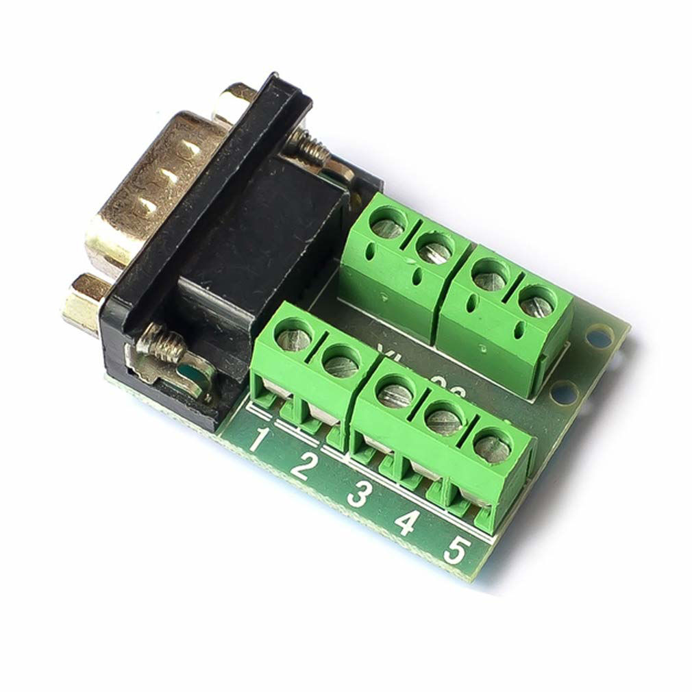 GetUSCart- HiLetgo 2pcs DB9 Male Adapter RS232 to Terminal RS232 Serial to Terminal DB9 ...