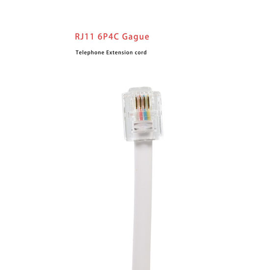 GetUSCart- Seefeful 50 Feet Long Telephone Extension Cord Phone Cable ...