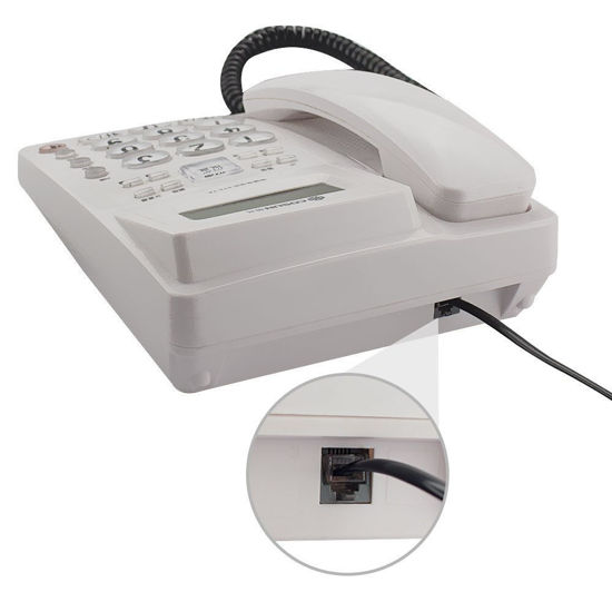 GetUSCart- AIMIJIA Phone Cord, 6P4C Black Phone Telephone Extension ...
