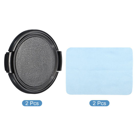 GetUSCart- PATIKIL Camera Lens Cap, 2 Pack Sides Pinch Front Lens Cover ...