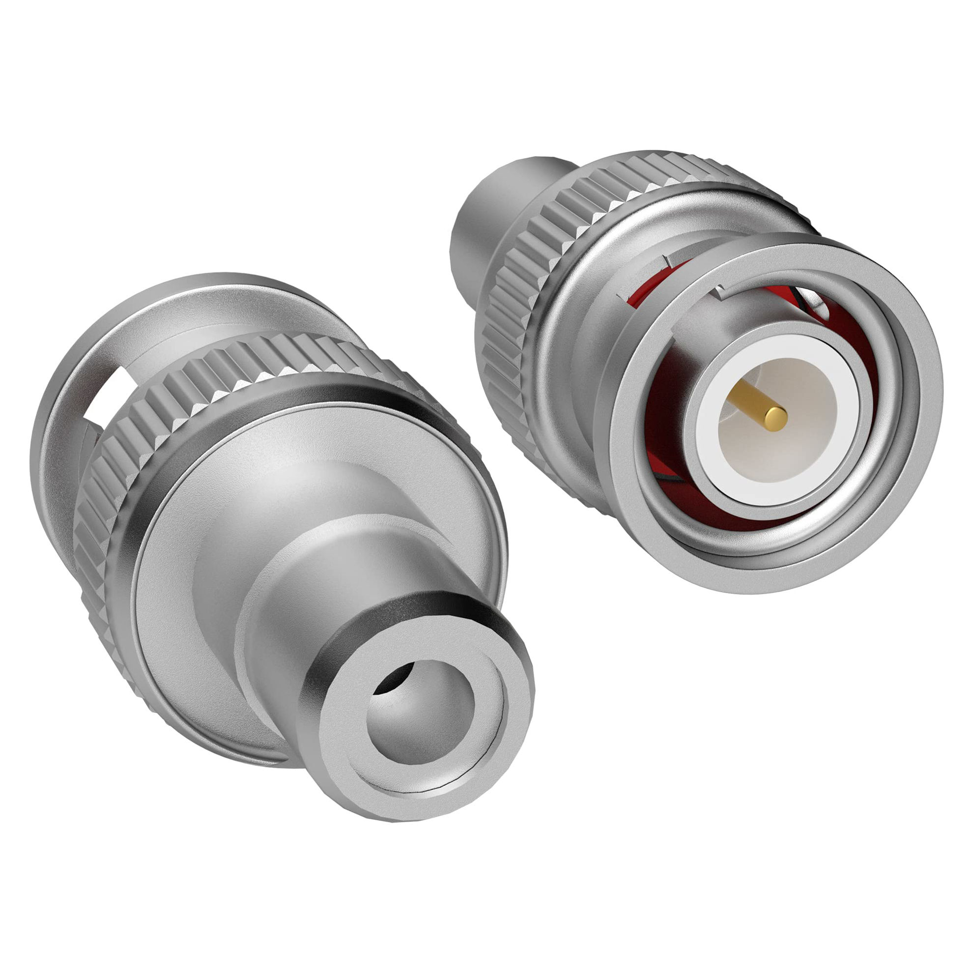 GetUSCart- BNC to RCA Adapter (6 Pack) BNC Male to RCA Female Connector Coaxial Coax RG6 Adapter ...