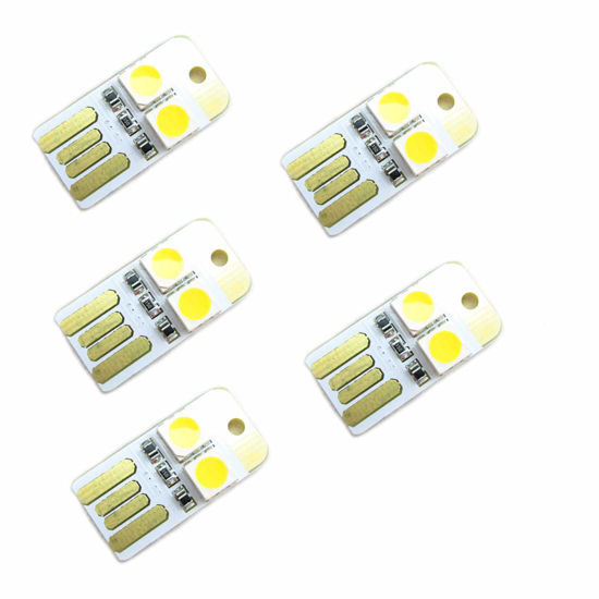 GetUSCart- HiLetgo 5pcs USB Light White Computer Light USB LED Light LG ...
