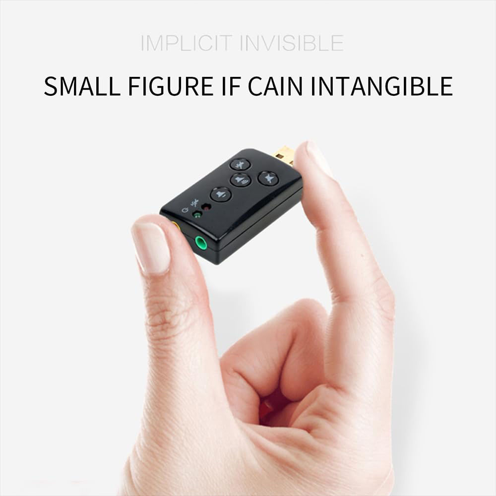 GetUSCart- USB Sound Card Stereo 3.5mm Audio Adapter, USB to AUX Cable ...