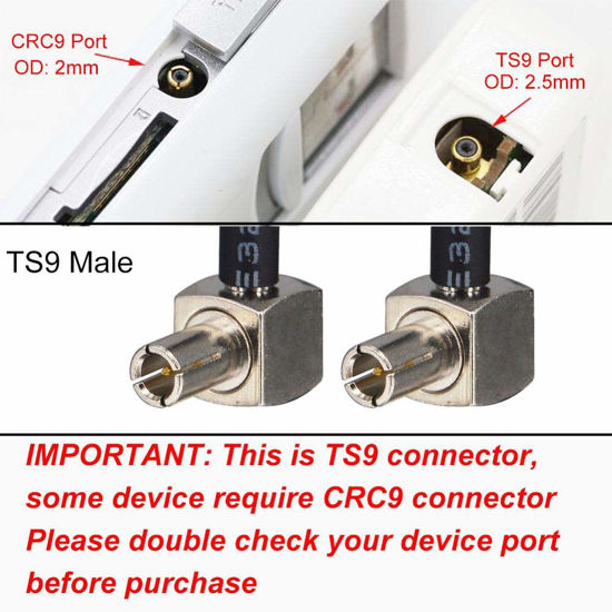 GetUSCart- 4G LTE 3dBi Soft Mini Whip External MIMO TS9 Antenna Router ...