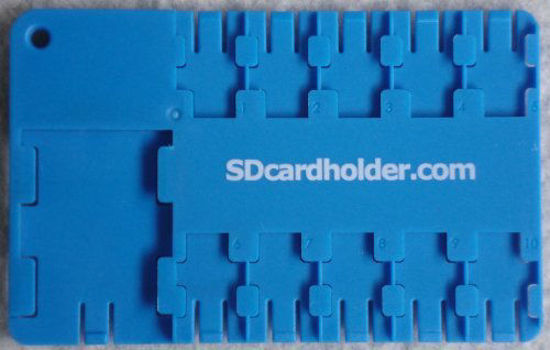 GetUSCart- Micro SD Green Card Case, Holder, Organizer Credit Card Size ...