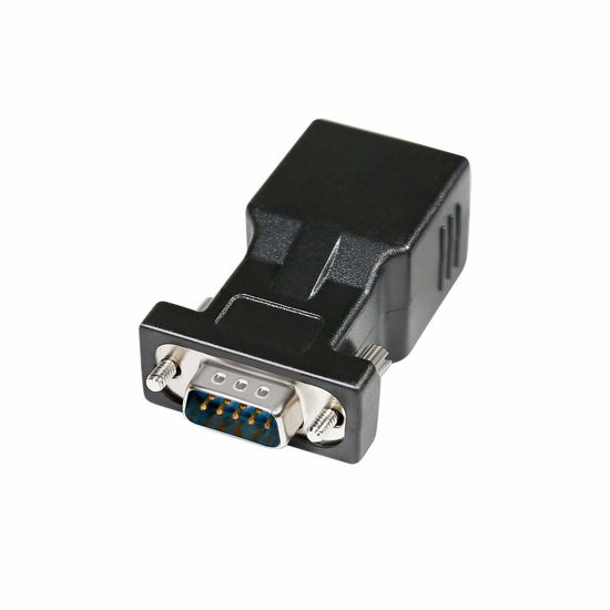 GetUSCart- DTech DB9 to RJ45 Serial Adapter RS232 Male to RJ-45 Female ...