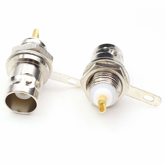 GetUSCart- QMseller BNC Chassis Panel Mount Socket Female Jack Solder ...