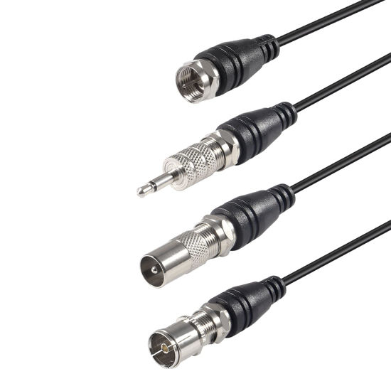 GetUSCart- AEDIKO FM Radio Antenna Adhesive Mounting FM Radio FM Dipole ...