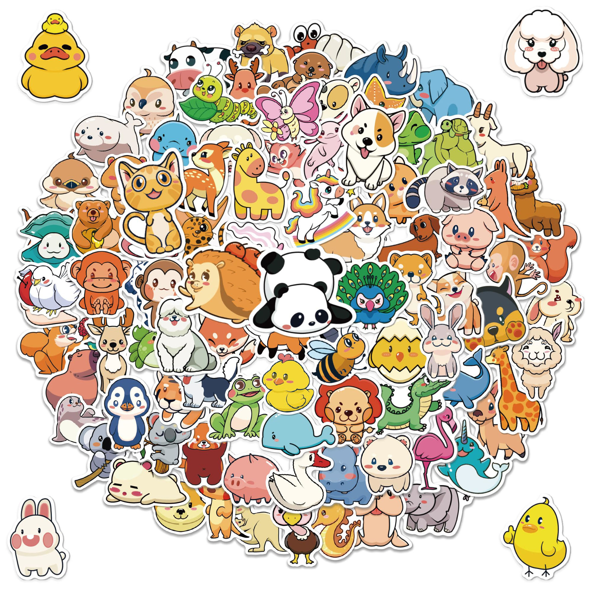 GetUSCart- Kolmi 100 Pcs Cute Water Bottle Stickers for Kids Classroom ...