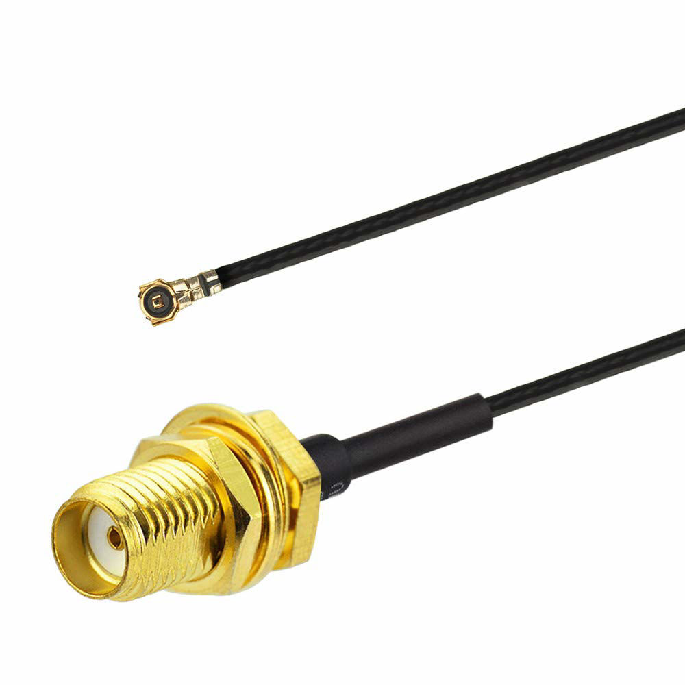 GetUSCart- Superbat U.fl/IPEX MHF4 Cable Mini PCI to SMA Bulkhead ...