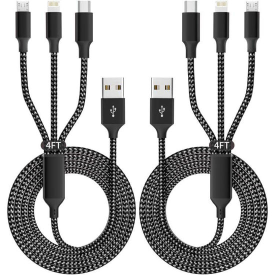 Usb cable with multiple ends store