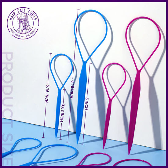 GetUSCart- Hair Tail Tool,Teenitor Hair Loop Tool, Hair Pull, Ponytail ...