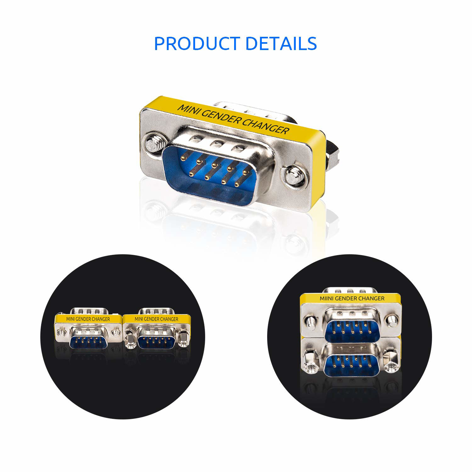GetUSCart- LinkStable DriverGenius RD232M2M DB9 Serial RS232 COM Gender ...