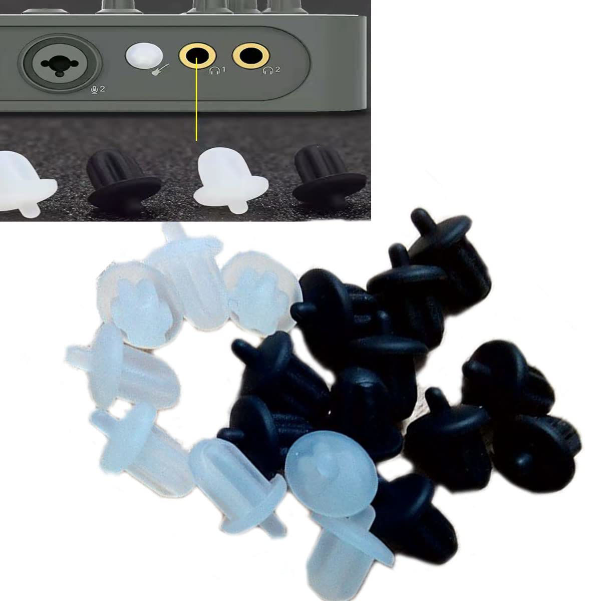 GetUSCart- 15PCS 6.35mm Audio Jack PC DVD AV Equipment Microphone ...