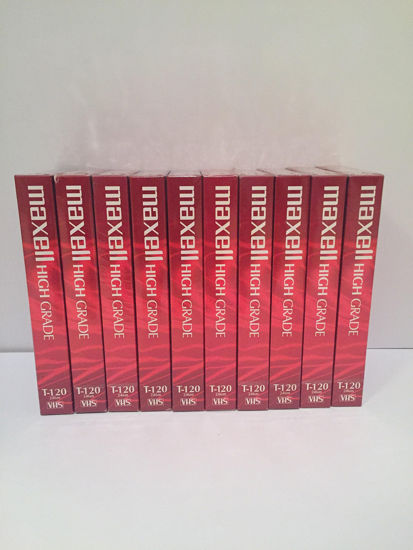 GetUSCart- Maxell Video VHS Hg T120 10 Pack