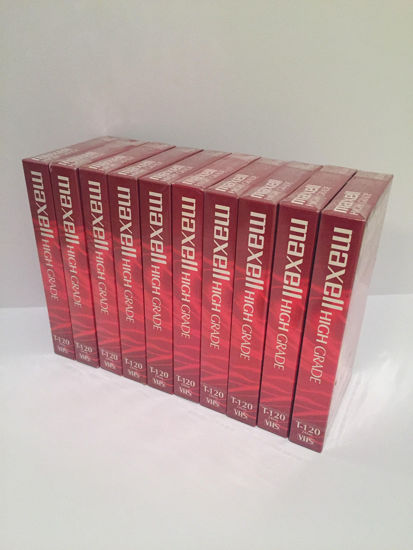 GetUSCart- Maxell Video VHS Hg T120 10 Pack