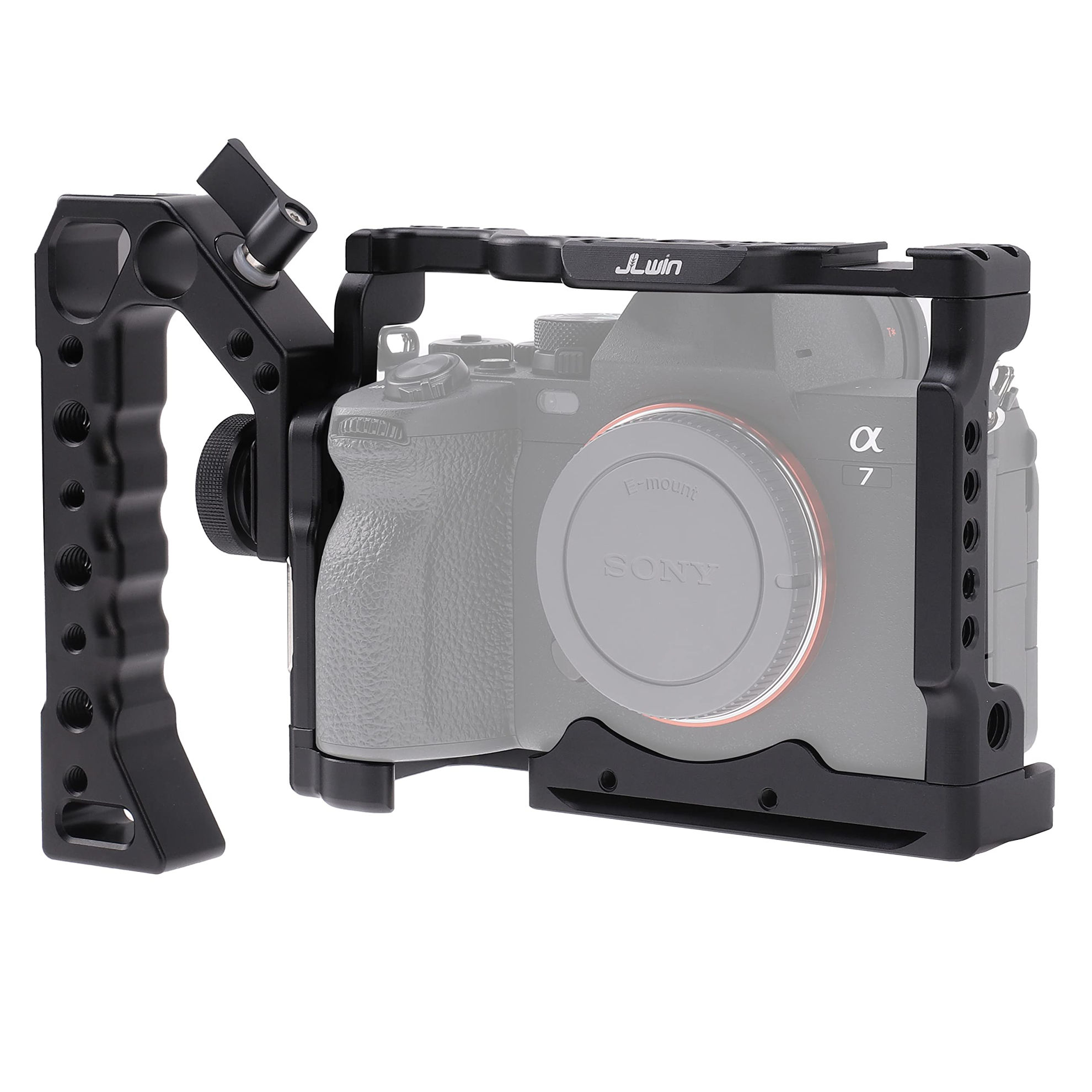 GetUSCart- A7 IV Cage Support, Hersmay Camera Cage with Top Handle for ...