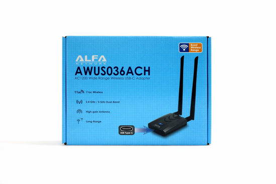 GetUSCart- 【New Version Type-C WiFi USB】 ALFA AWUS036ACH Long-Range ...