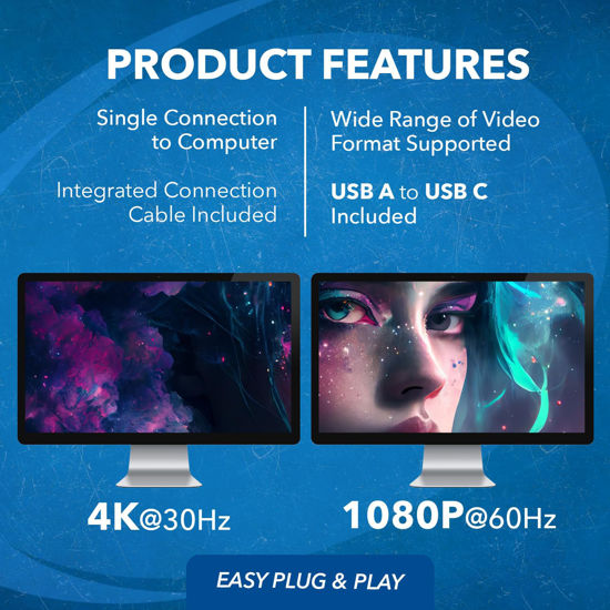 GetUSCart- OREI SplitExtend HDMI Splitter Extended Display for Dual ...