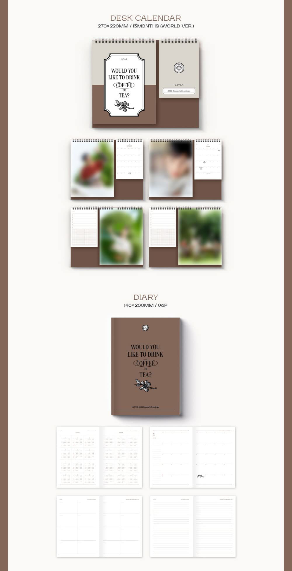 GetUSCart- FANTAGIO ASTRO - 2022 SEASON'S GREETINGS+Extra Photocards ...