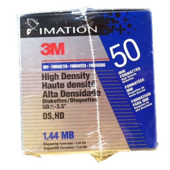 GetUSCart- Imation 3.5" Diskettes 3M IBM Formatted High Density DS, HD ...