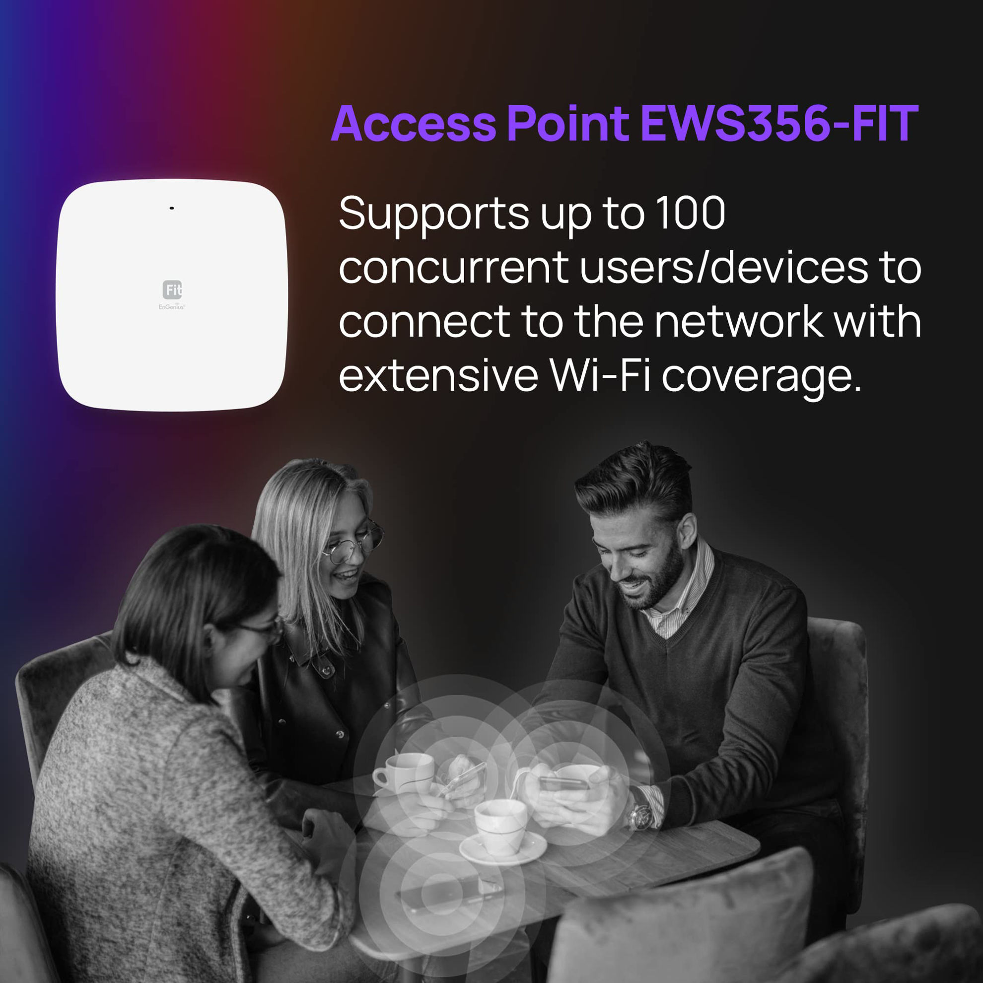 GetUSCart- EnGenius Fit Wireless Access Point (EWS356-FIT) | True Wi-Fi ...