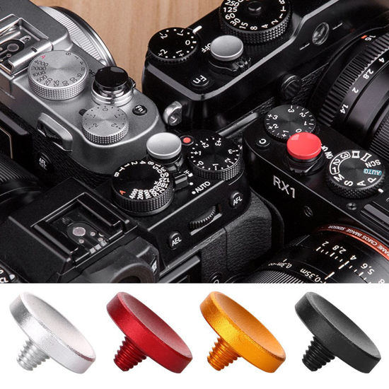 GetUSCart- 4Pcs Aluminum Alloy Concave Shutter Release Button for ...