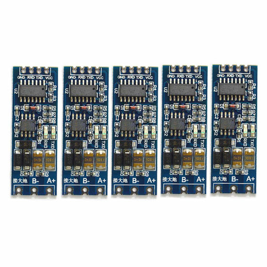 GetUSCart- HiLetgo 5pcs TTL to RS485 485 to Serial UART Level Reciprocal Hardware Automatic Flow ...