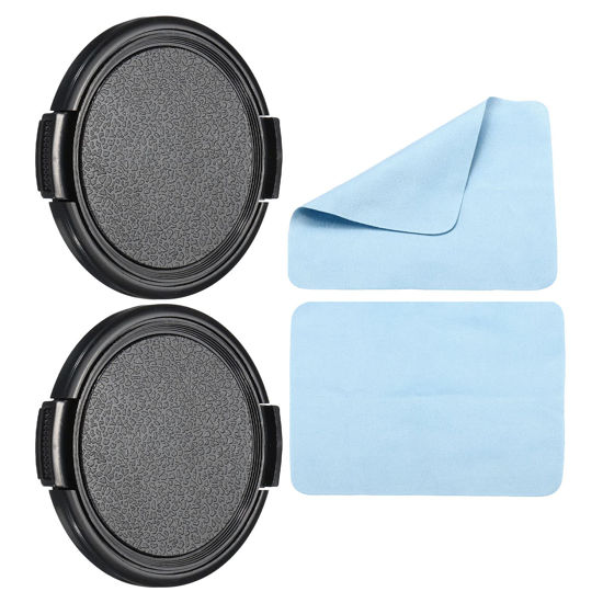 GetUSCart- PATIKIL Camera Lens Cap, 2 Pack Sides Pinch Front Lens Cover ...
