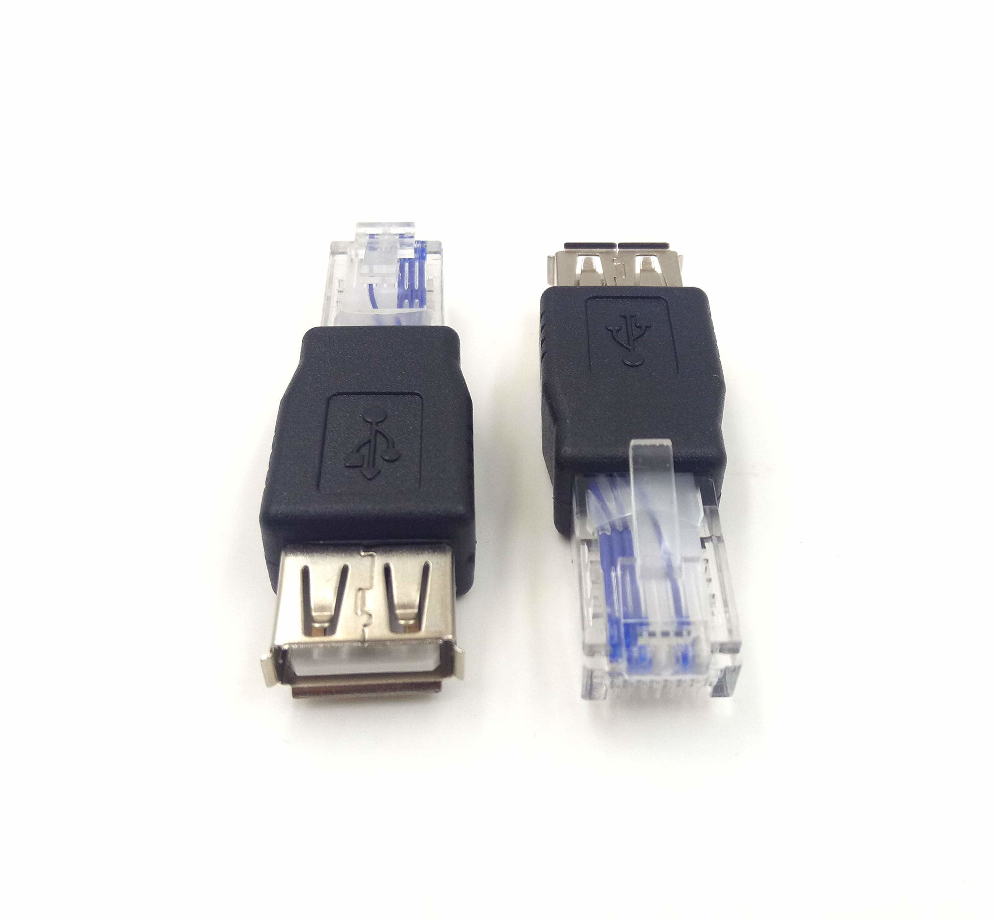 GetUSCart- Haokiang (2-Pack) USB - RJ45, USB2.0 A Female to RJ45 ...