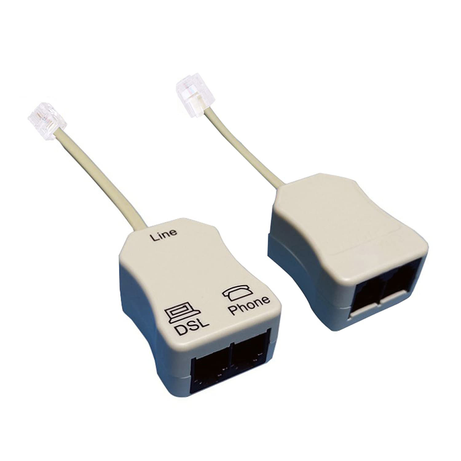 GetUSCart- in-line DSL Splitter Filter for Removing Noise and Other ...