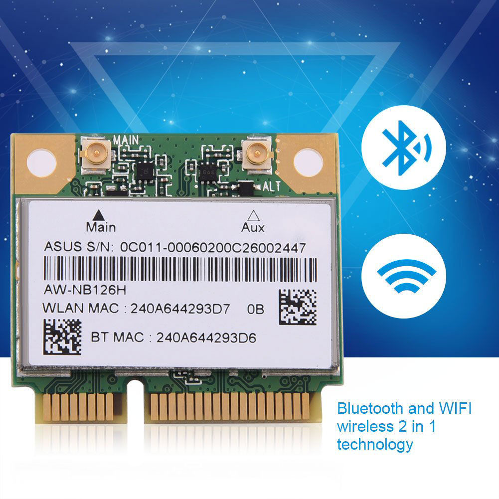 GetUSCart- Bewinner Mini Bluetooth WiFi Card, 2 in 1 Wireless PCI-E ...