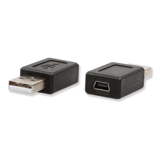 GetUSCart- ELECTOP 2 Pack USB 2.0 A Male to USB B Mini 5 Pin Female ...
