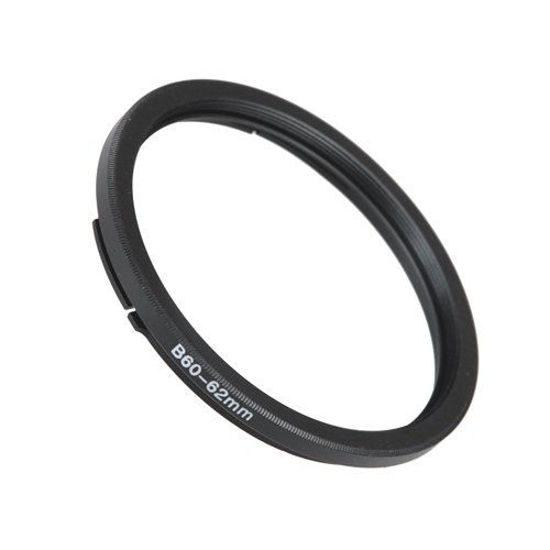 GetUSCart- Fotodiox Bayonet 60 B60-62mm Step Up Filter Adapter Ring for ...