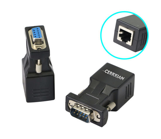 GetUSCart- CERRXIAN DB9 RS232 Male & Female to RJ45 Female COM Port to ...